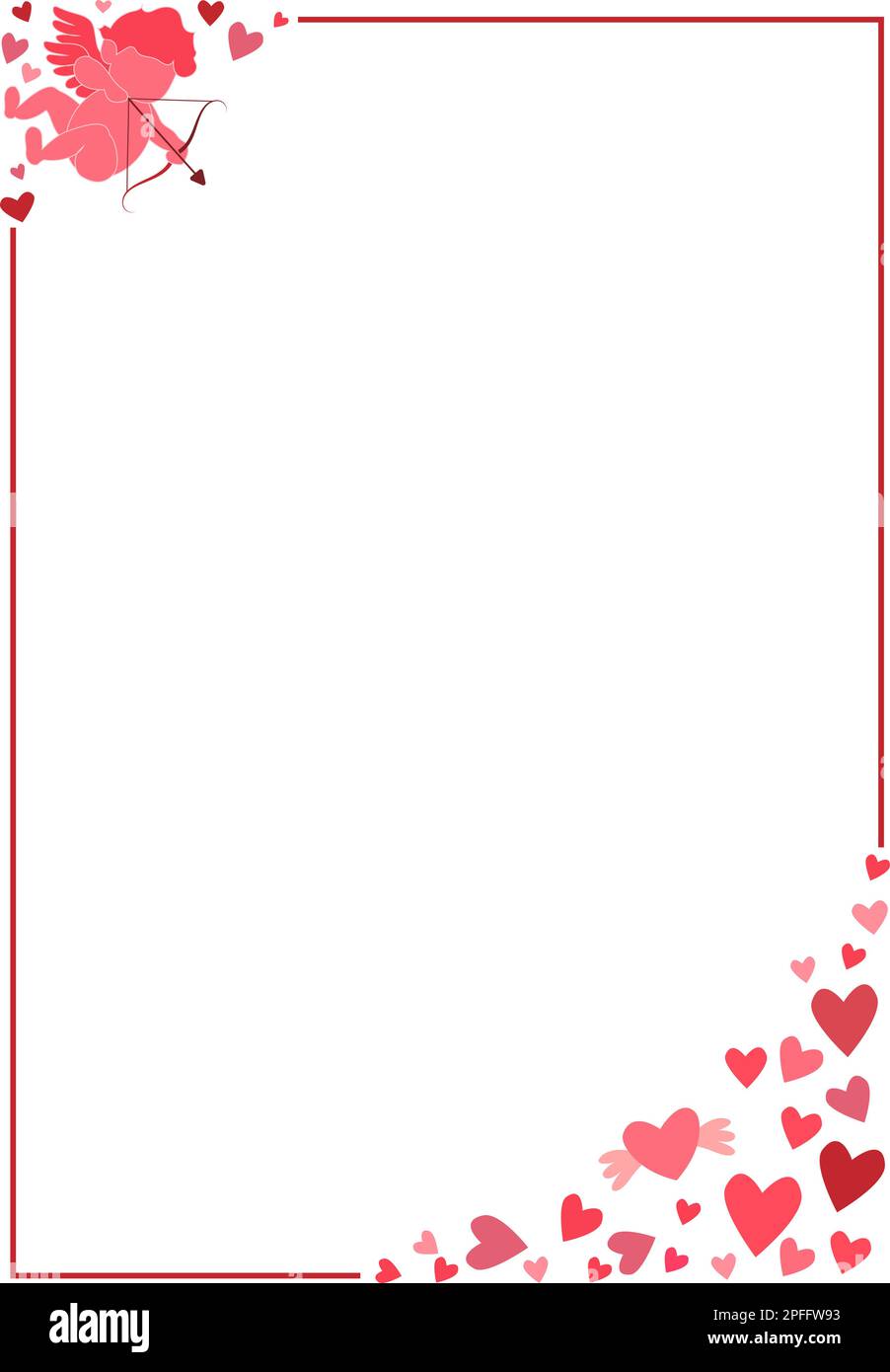 Arrow in heart picture Stock Vector Images - Alamy