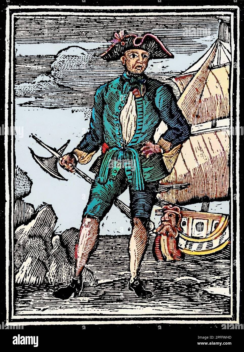 Edward England, né Edward Seegar en Irlande, est un pirate du XVIIIe ...