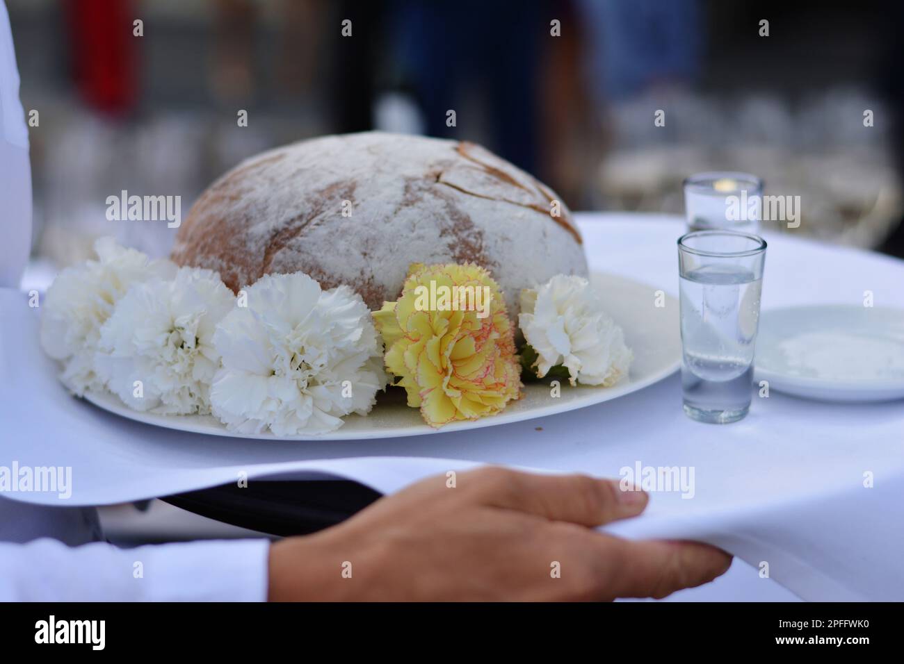bread, vodka and salt, polish tradition Stock Photo - Alamy