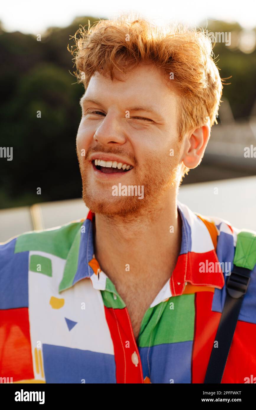 Winking man hi-res stock photography and images - Alamy