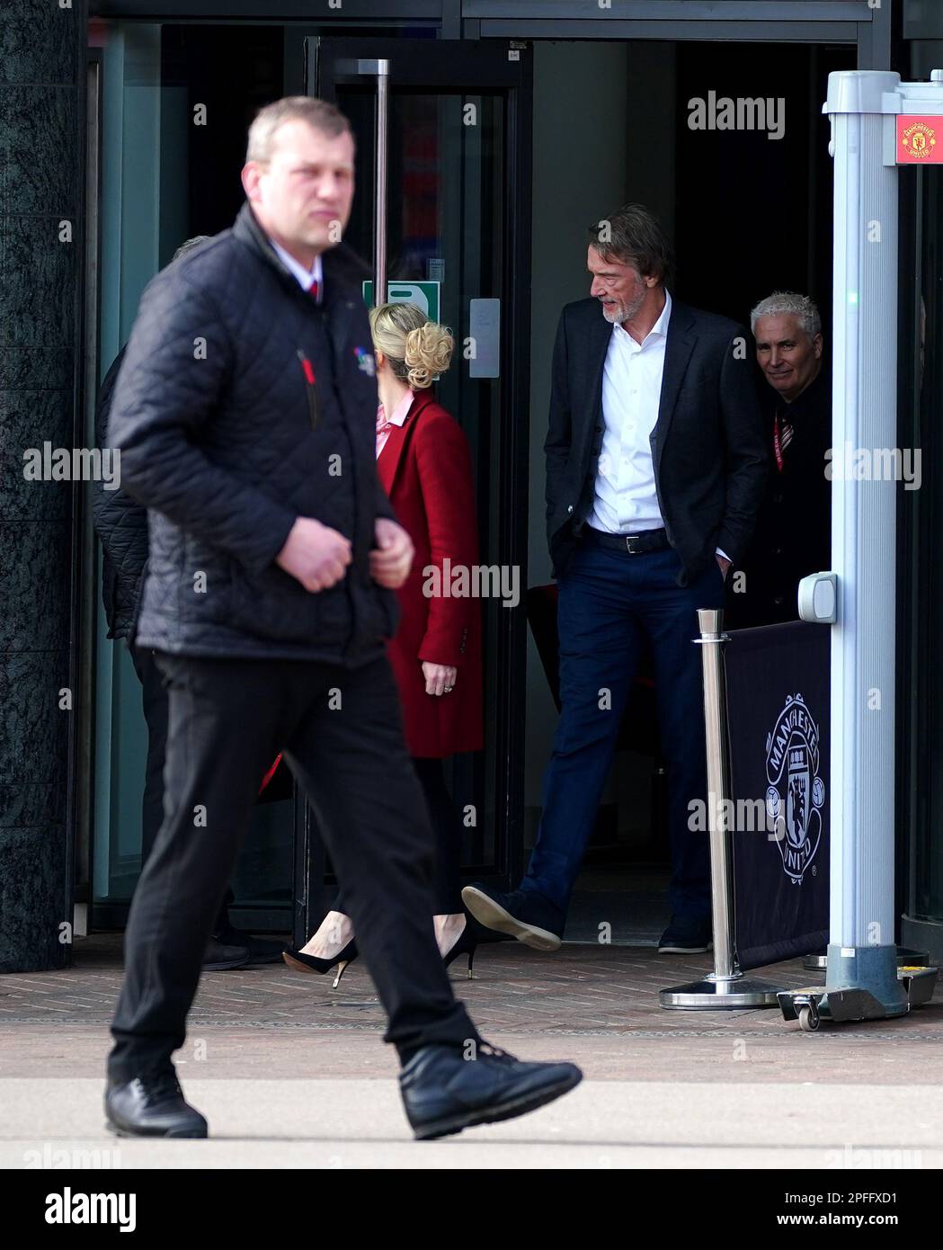 Sir Jim Ratcliffe at Old Trafford, home of Manchester United ...