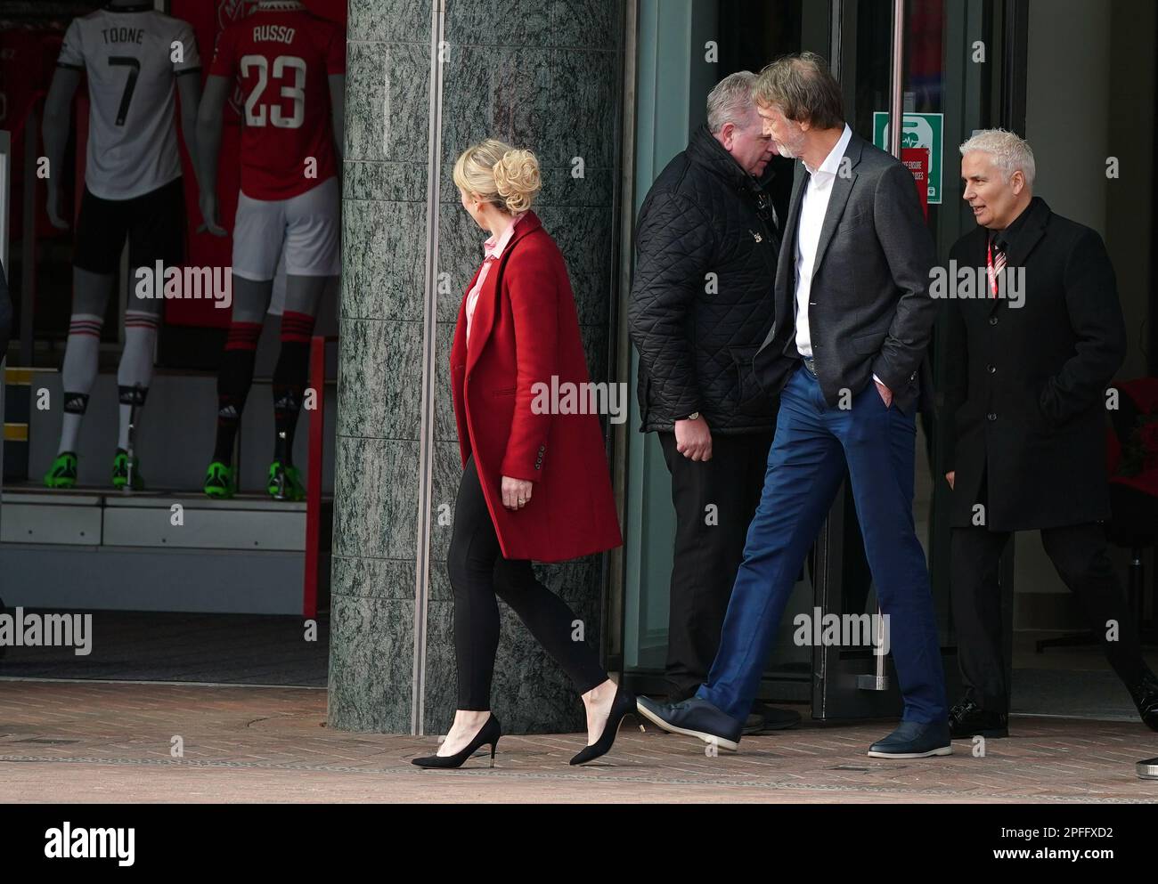 Sir Jim Ratcliffe at Old Trafford, home of Manchester United ...