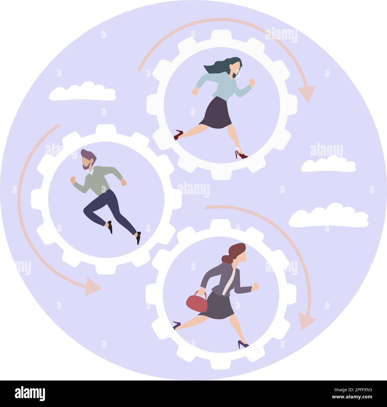 Team objectives Stock Vector Images - Alamy