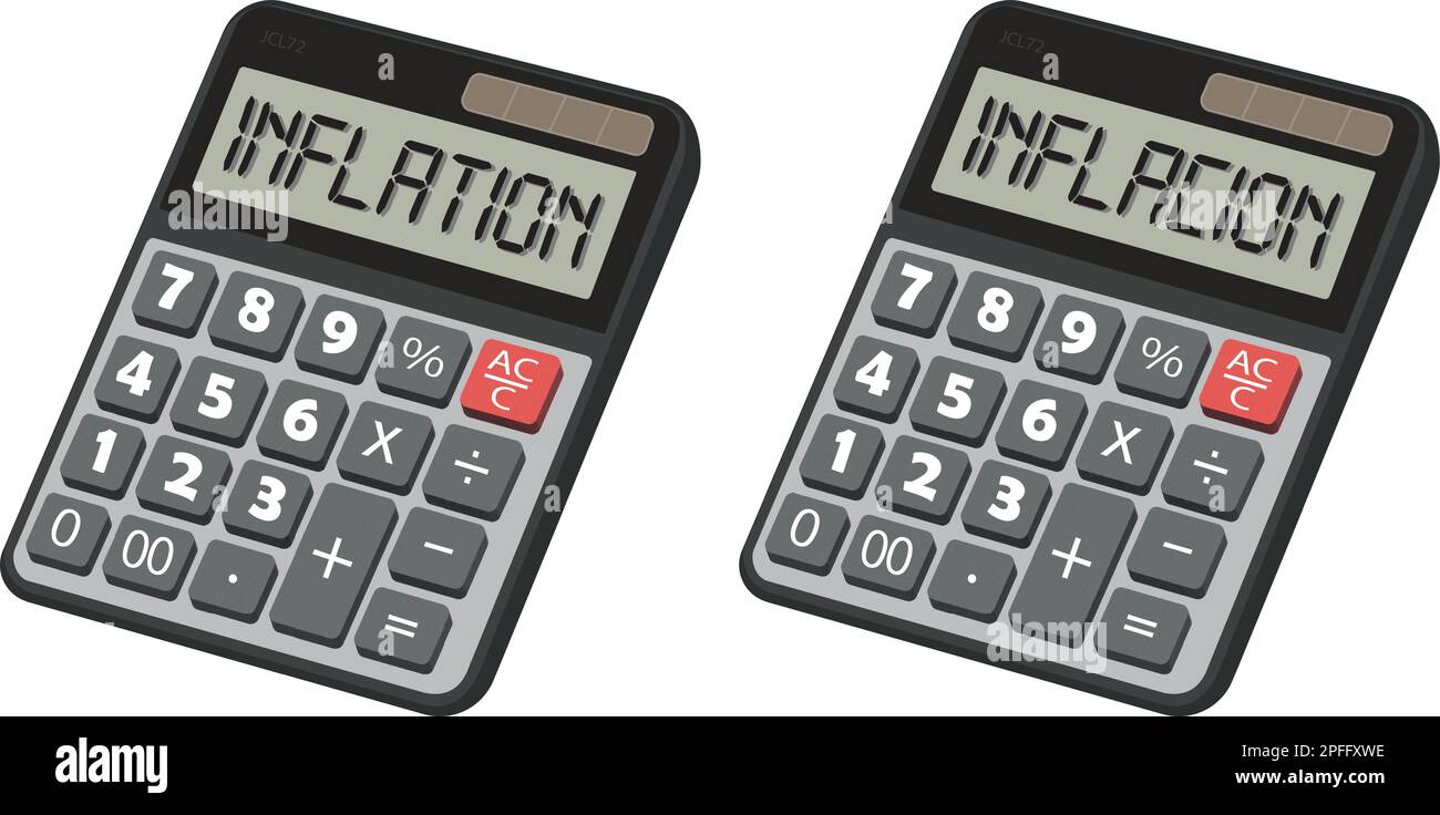 Inflation written Stock Vector Images - Alamy