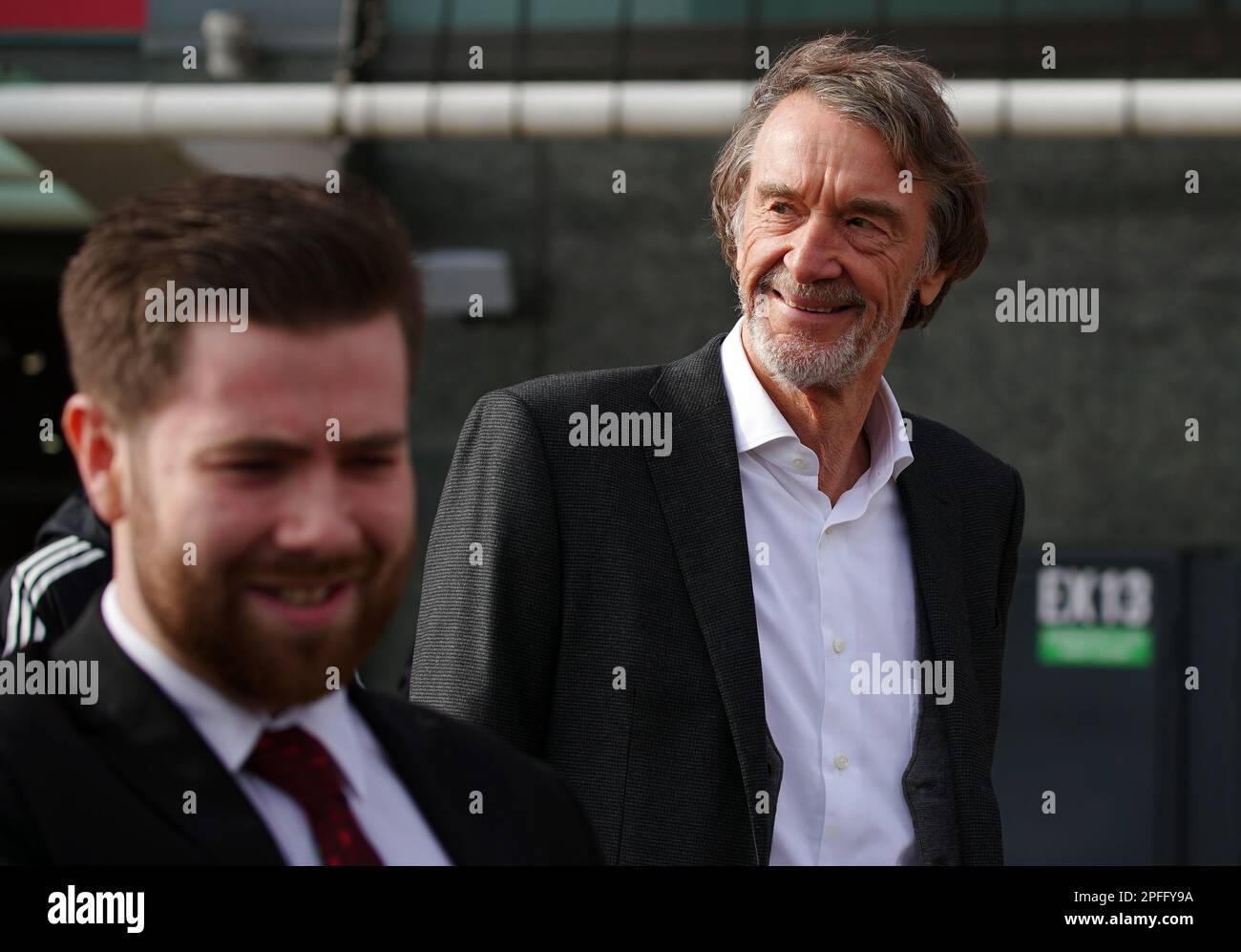 Sir Jim Ratcliffe at Old Trafford, home of Manchester United ...
