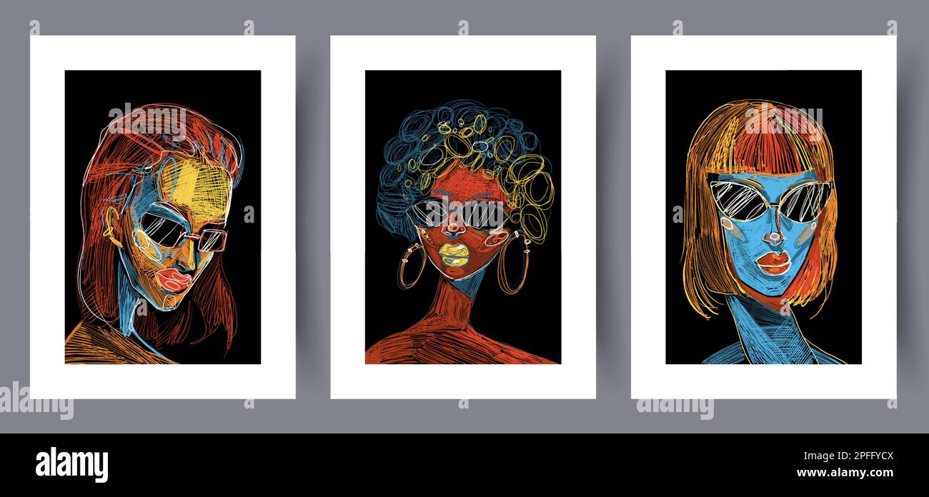 Women portrait esoteric Stock Vector Images - Alamy