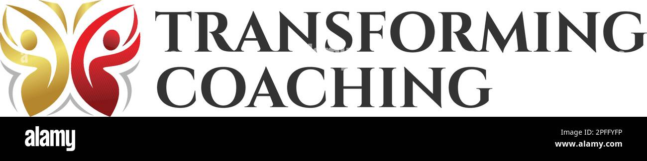 Modern TRANSFORMING COACHING Butterfly logo design Stock Vector Image ...