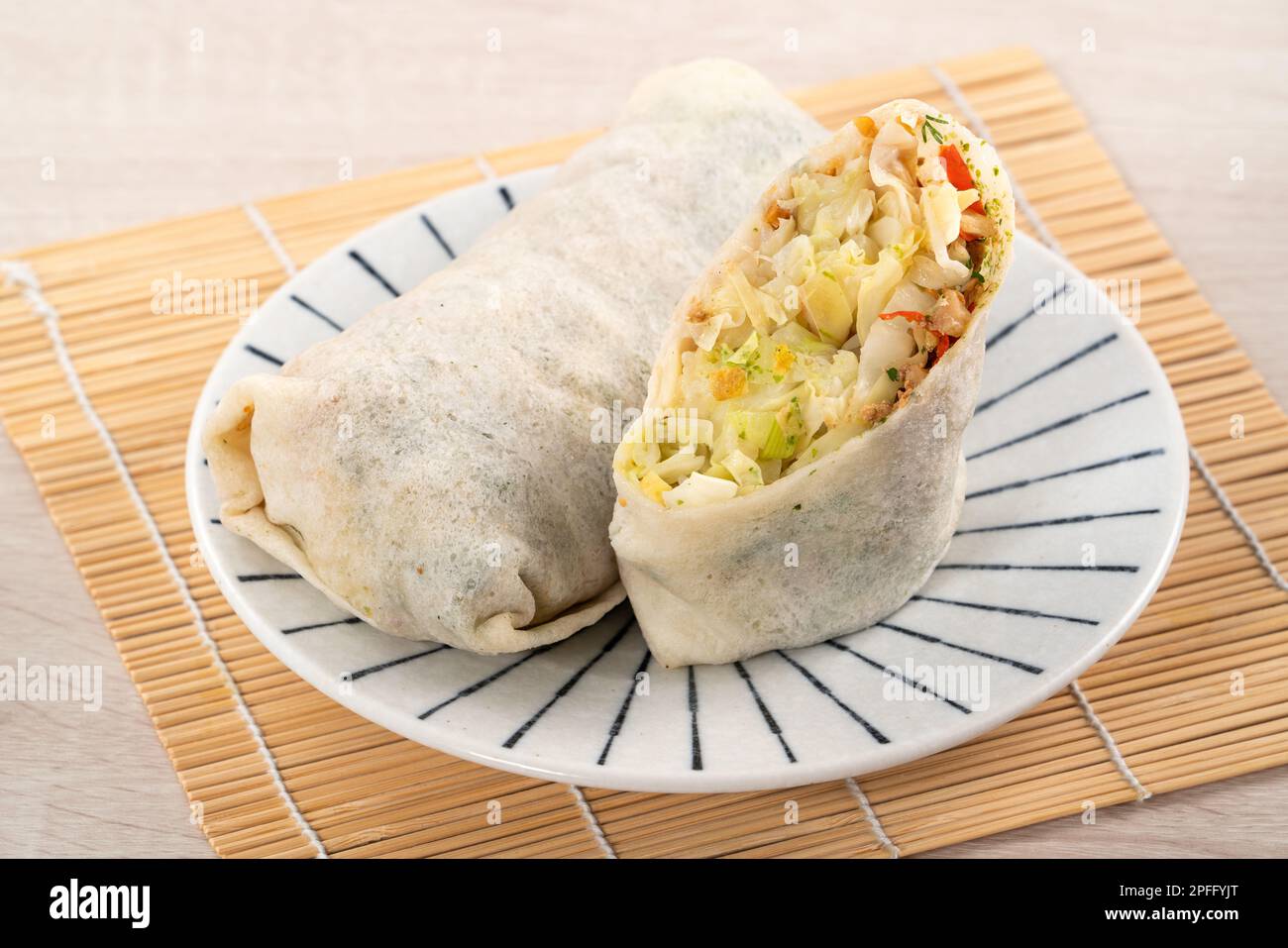 Delicious popiah, lumpia, Taiwanese spring roll for traditional Tomb ...