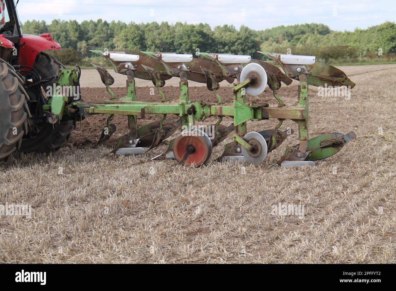 A Double Sided Vintage Agricultural Farm Plough Stock Photo - Alamy