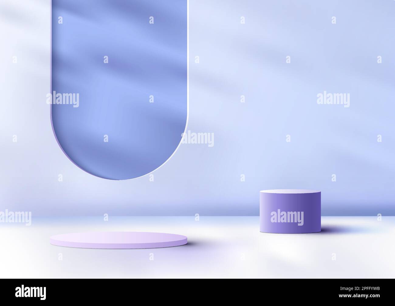Empty blue purple scene on Stock Vector Images - Alamy