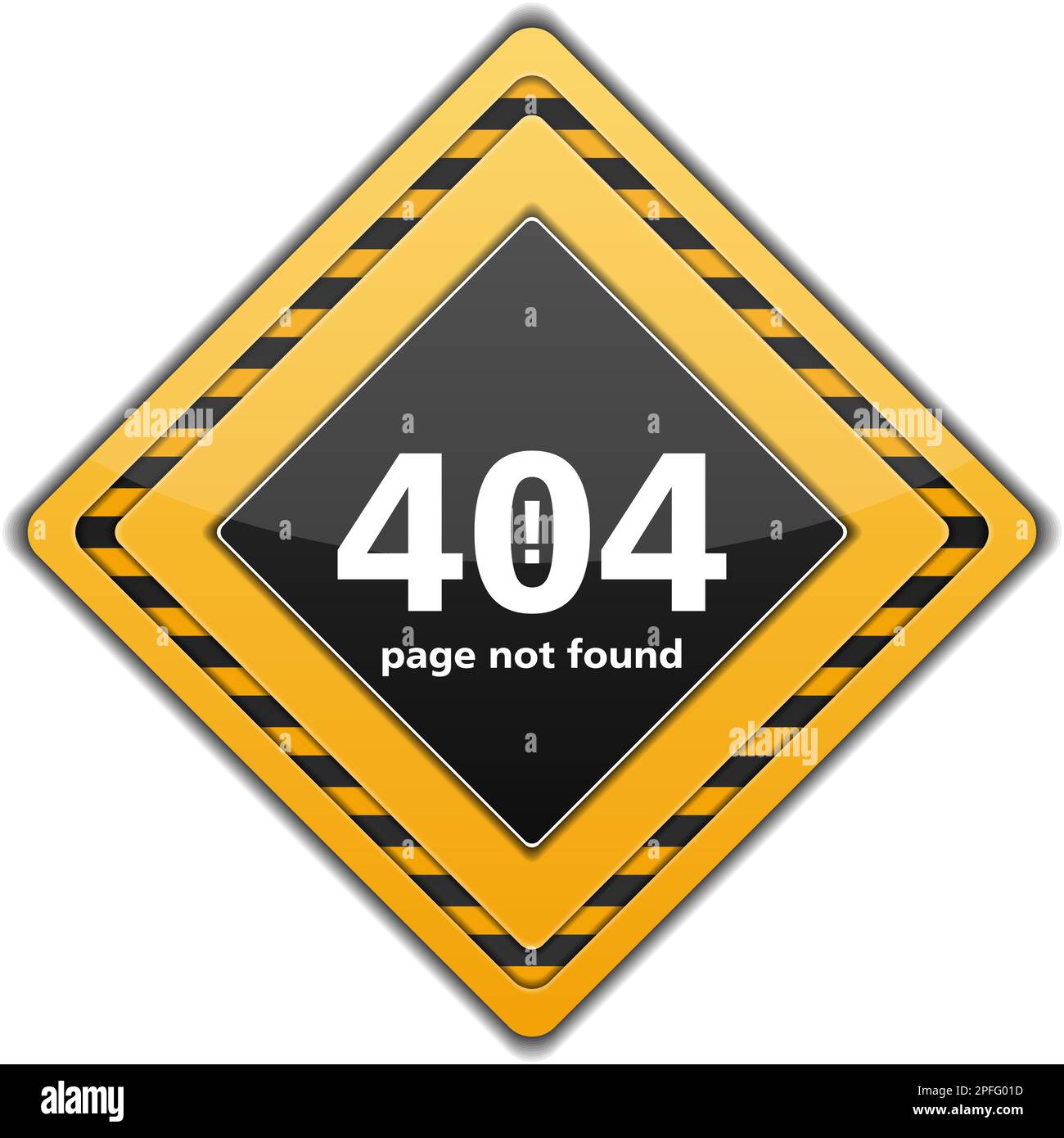 Rhombus security yellow sign Stock Vector Images - Alamy