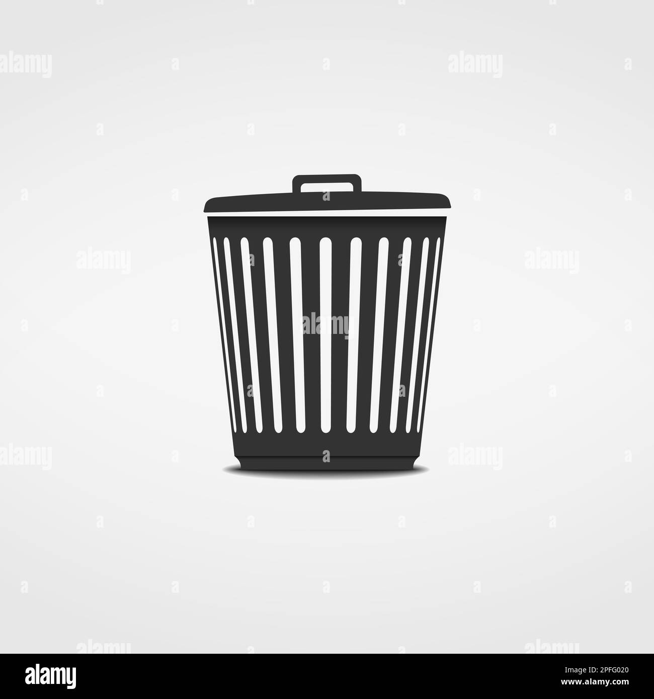 Trash can icon, vector eps10 illustration Stock Vector Image & Art - Alamy