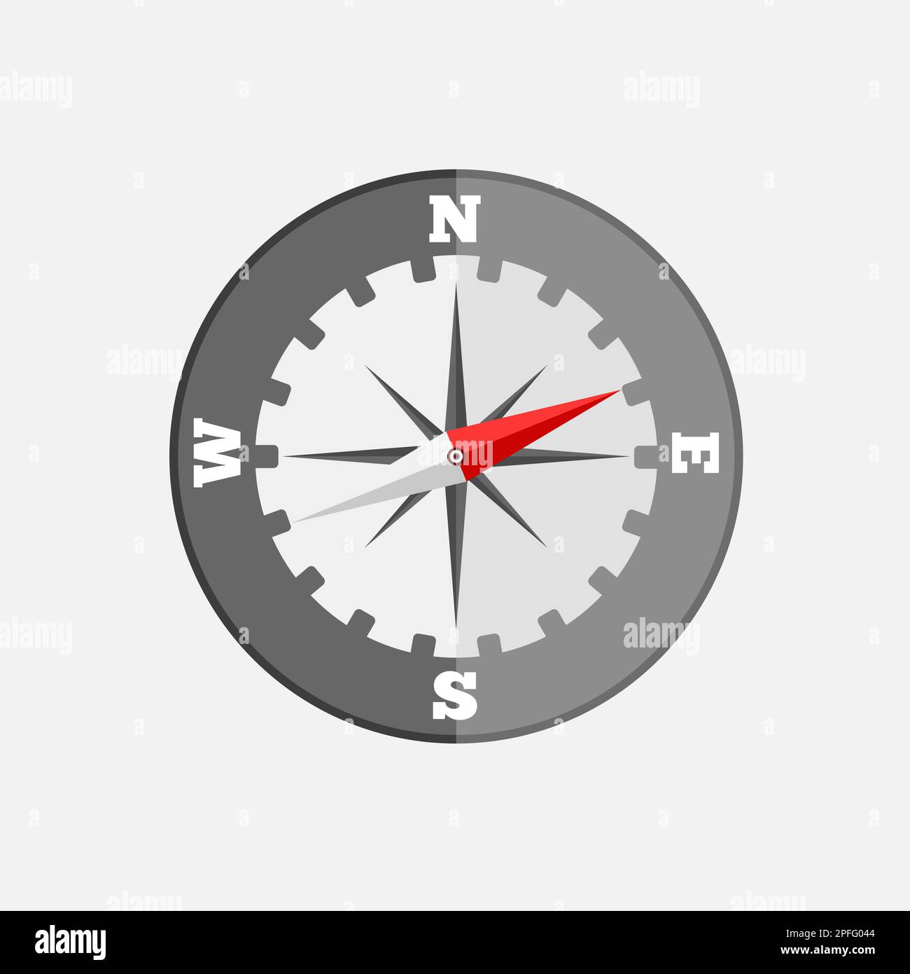 Compass flat icon, vector eps10 illustration Stock Vector Image & Art ...