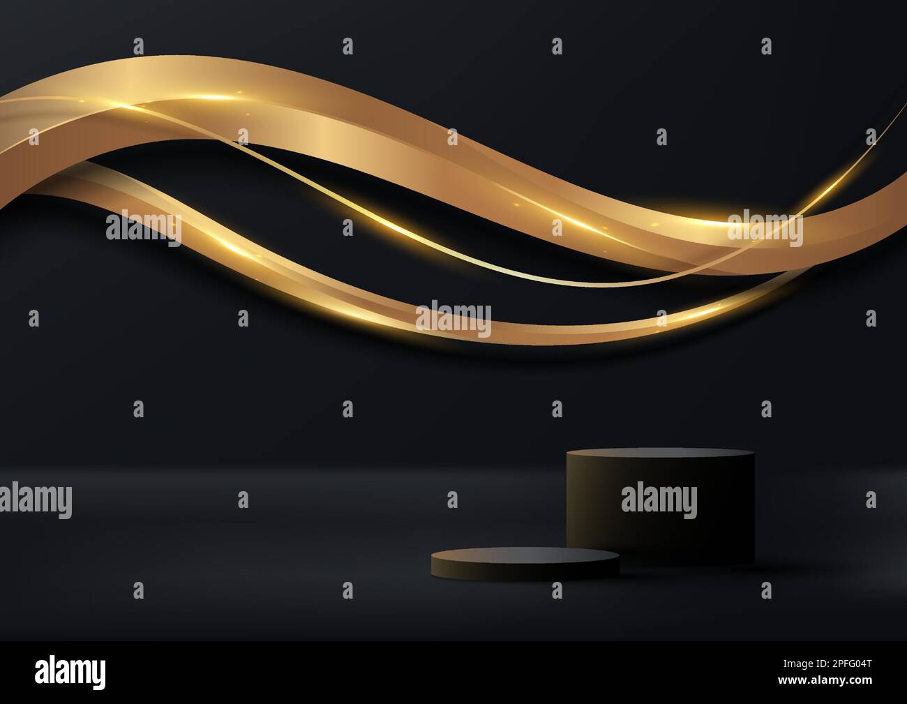 Empty podium on elegant Stock Vector Images - Alamy