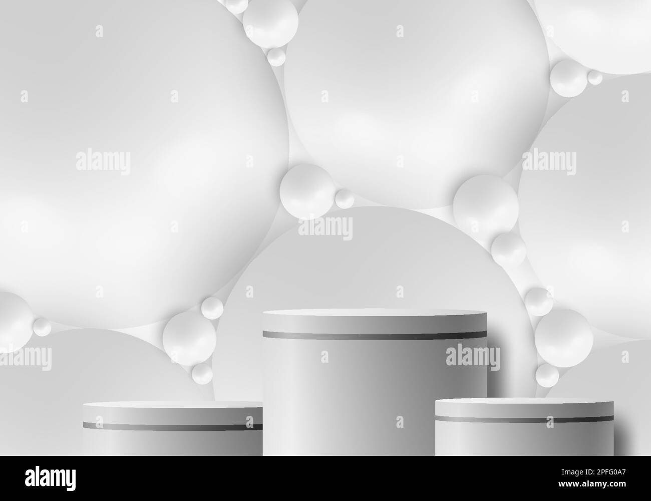 Realistic poster stand Black and White Stock Photos & Images - Alamy