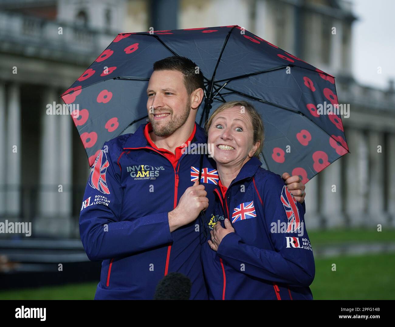 Team UK's Team Captain Lt Commander James Rogers and Vice Captain Kelly ...