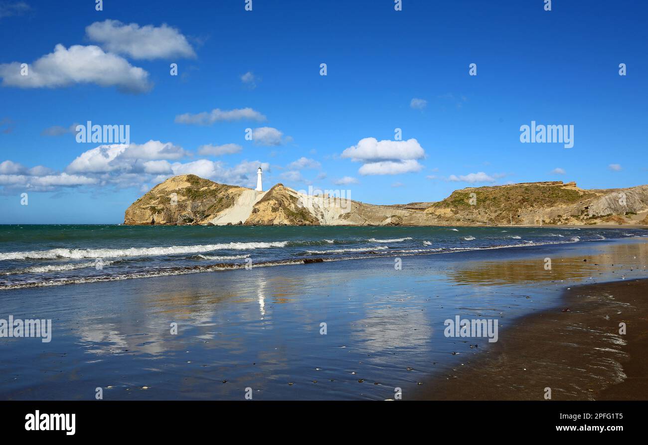 Castlepoint beach new zealand hi-res stock photography and images - Alamy