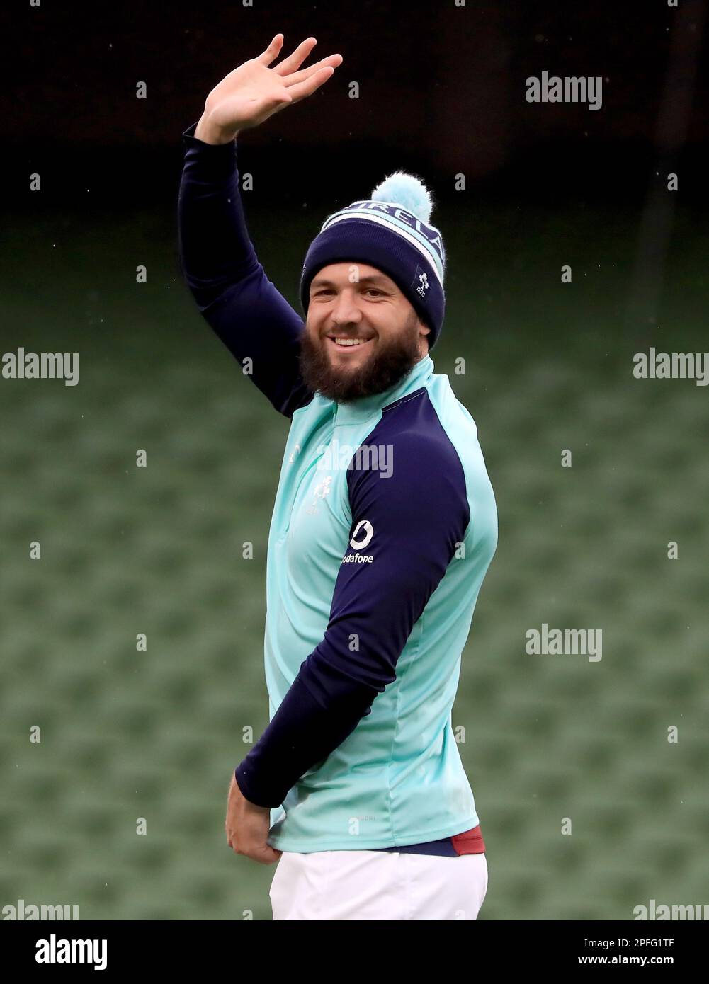 Jamison Gibson Park during the Captain's Run at the Aviva Stadium ...