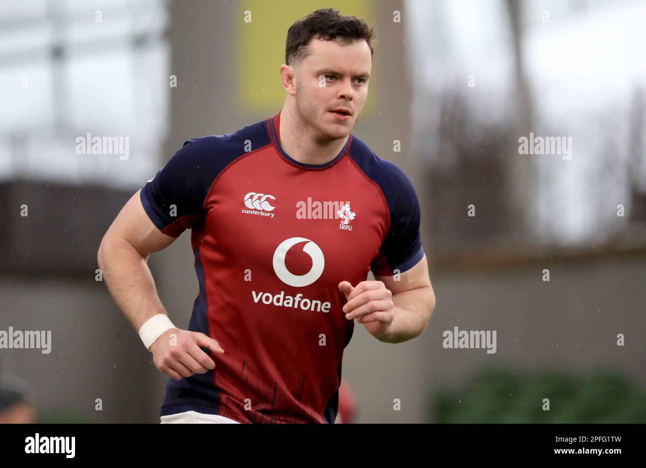 James Ryan during the Captain's Run at the Aviva Stadium, Dublin ...