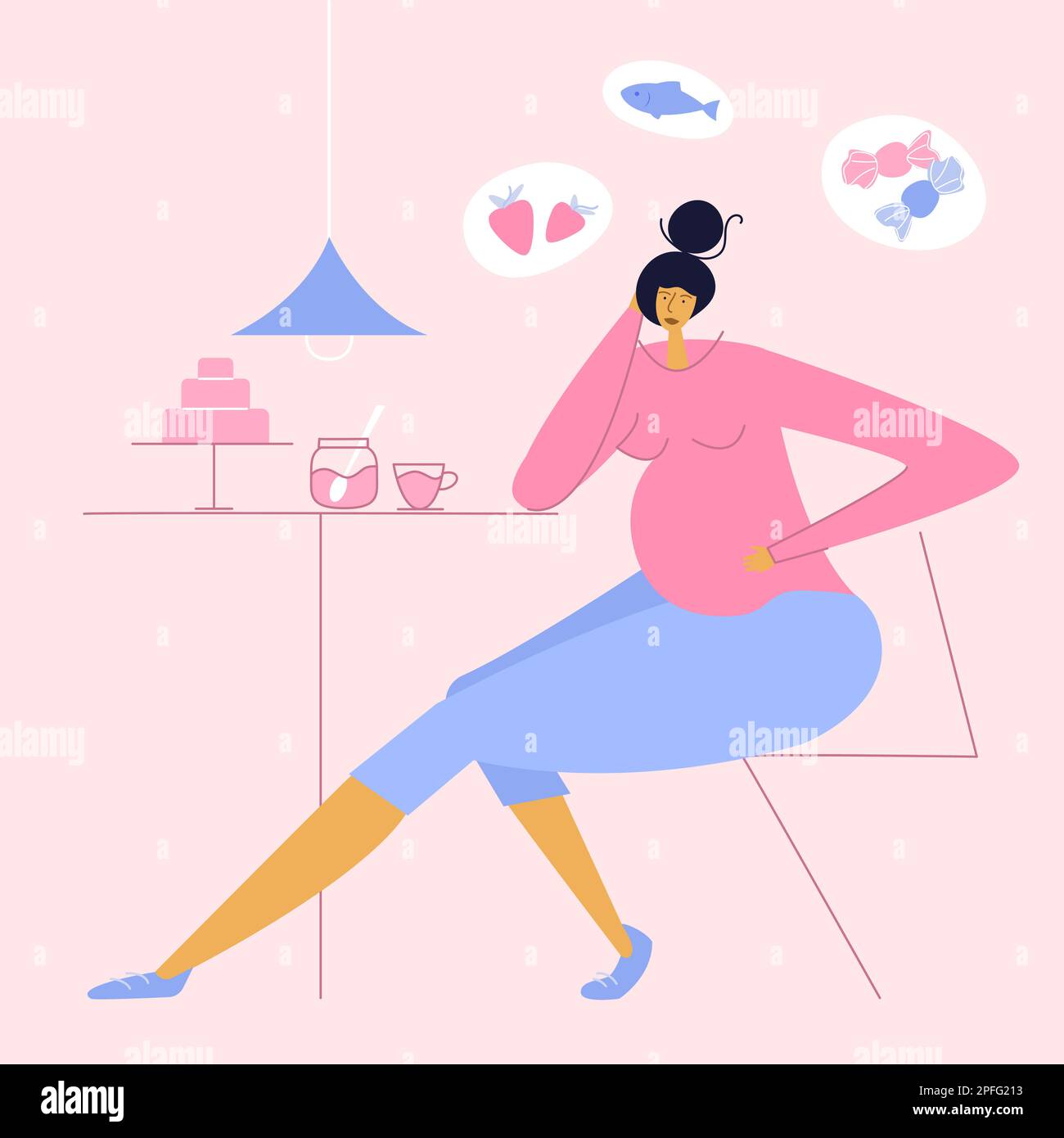 She relax Stock Vector Images - Alamy