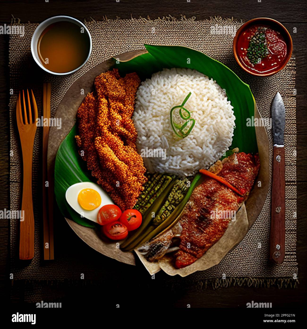 Halibut and rice bowl hi-res stock photography and images - Alamy