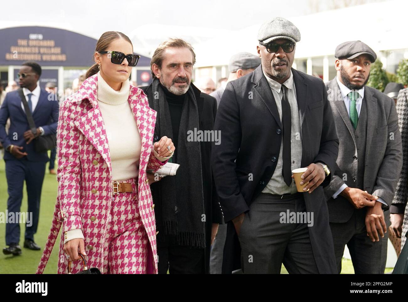 Left to right, Jade Holland Cooper, Julian Dunkerton and Idris Elba ...