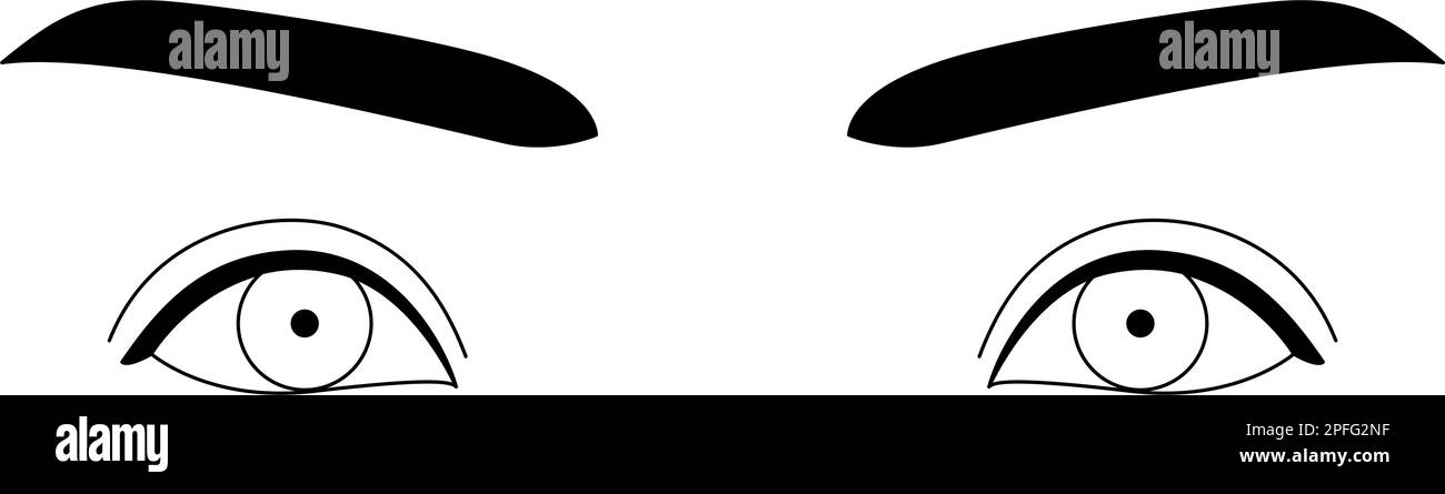 Medical illustrations, diagrammatic line drawings of eye diseases ...