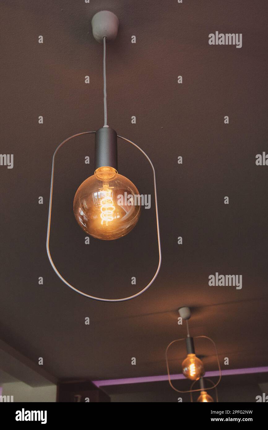 Two ceiling lamps hi-res stock photography and images - Alamy