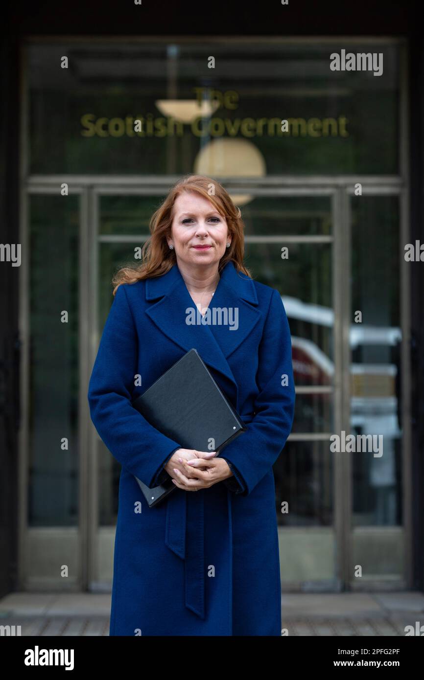Edinburgh, Scotland, UK. 17th Mar, 2023. PICTURED: Ash Regan MSP seen ...
