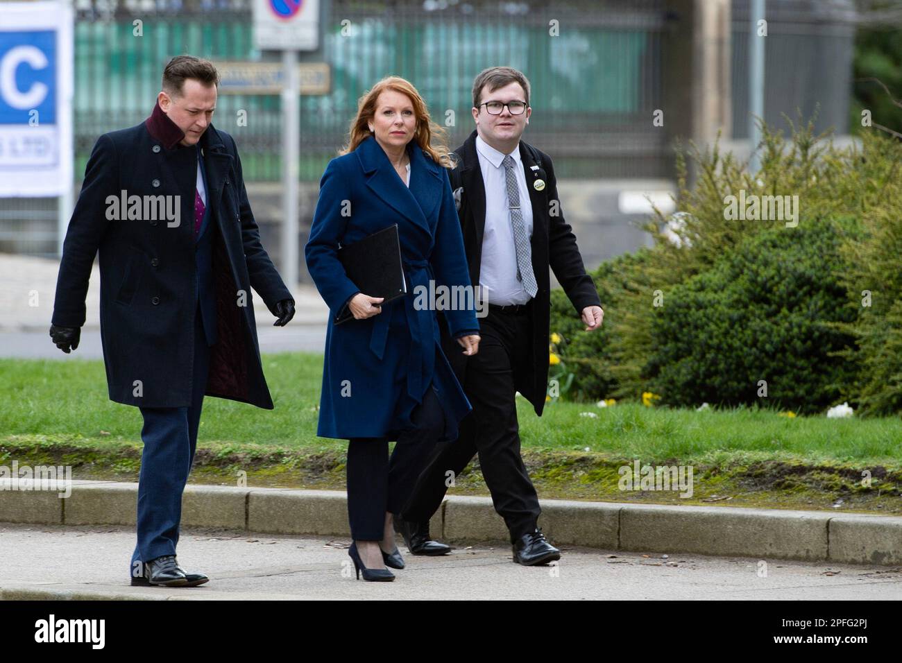 Edinburgh, Scotland, UK. 17th Mar, 2023. PICTURED: Ash Regan MSP seen ...