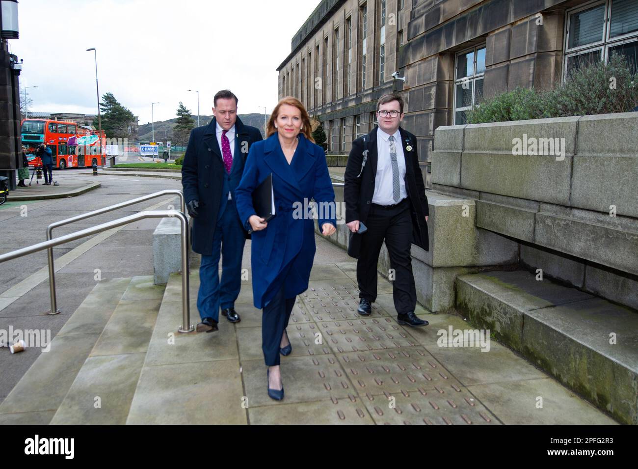 Edinburgh, Scotland, UK. 17th Mar, 2023. PICTURED: Ash Regan MSP seen ...