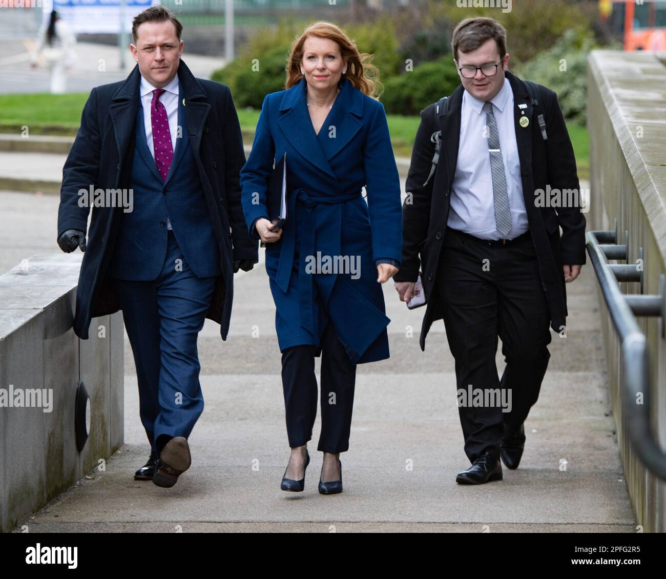 Edinburgh, Scotland, UK. 17th Mar, 2023. PICTURED: Ash Regan MSP seen ...