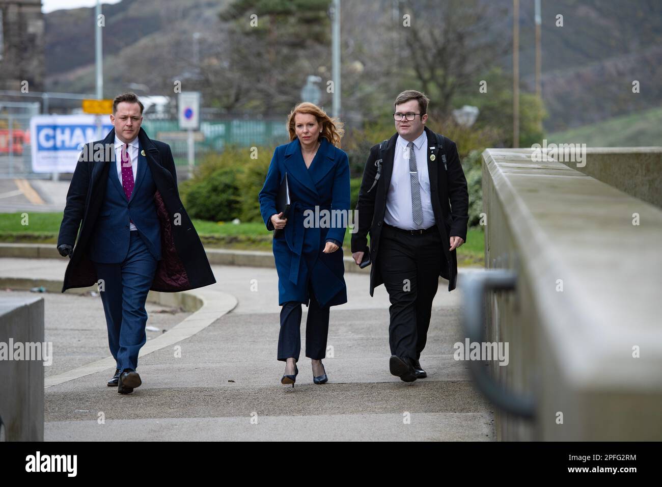 Edinburgh, Scotland, UK. 17th Mar, 2023. PICTURED: Ash Regan MSP seen ...