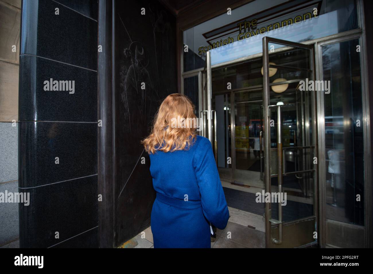 Edinburgh, Scotland, UK. 17th Mar, 2023. PICTURED: Ash Regan MSP seen ...