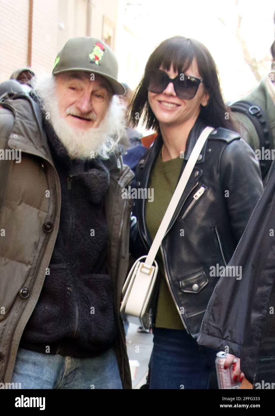 New York, NY, USA. 15th Mar, 2023. Christina Ricci poses with Radio Man ...