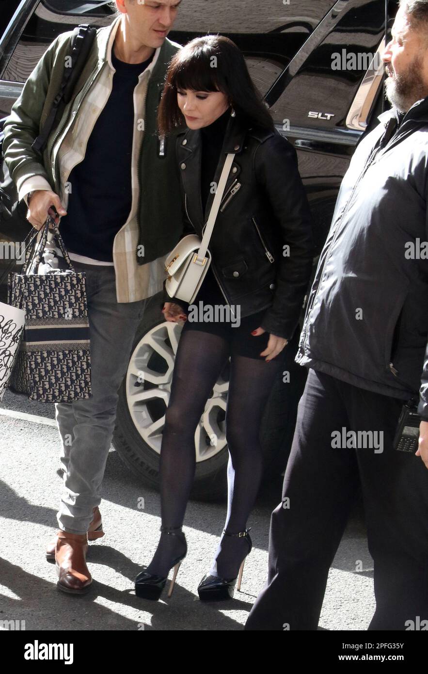 New York, NY, USA. 15th Mar, 2023. Christina Ricci seen at The View in ...