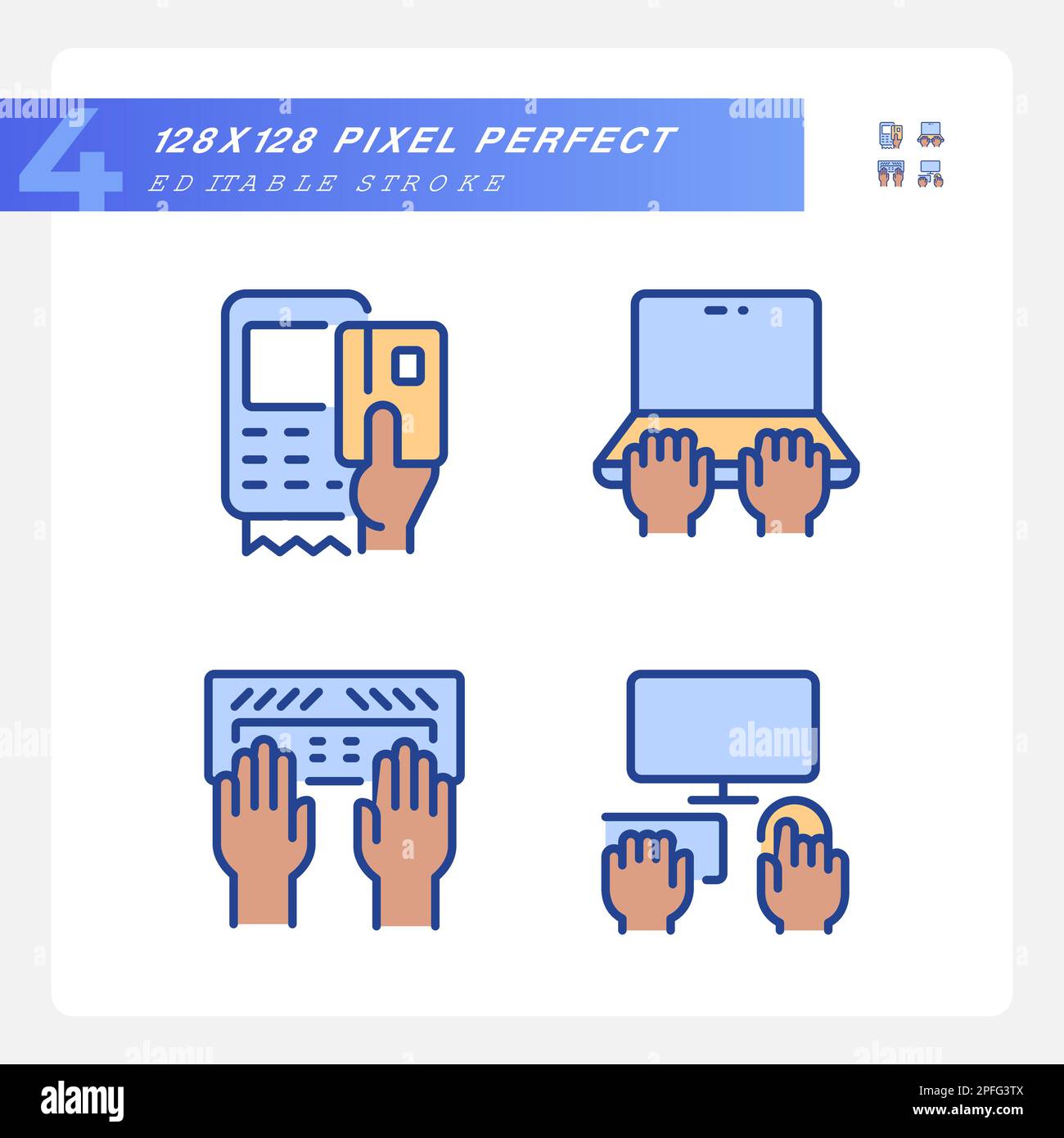 Pos devices Stock Vector Images - Alamy