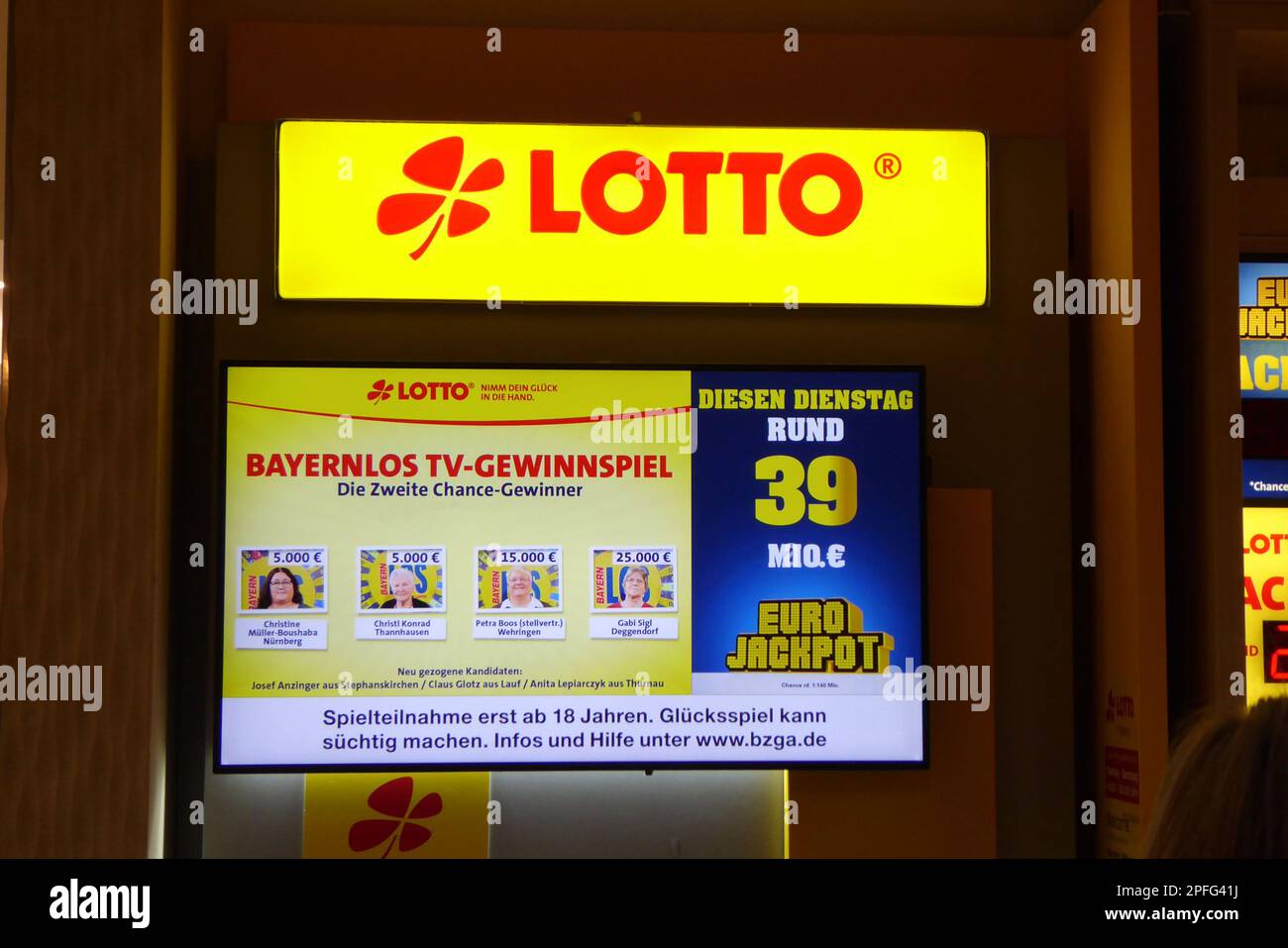 Lotto / Logo / Schriftzug Stock Photo - Alamy