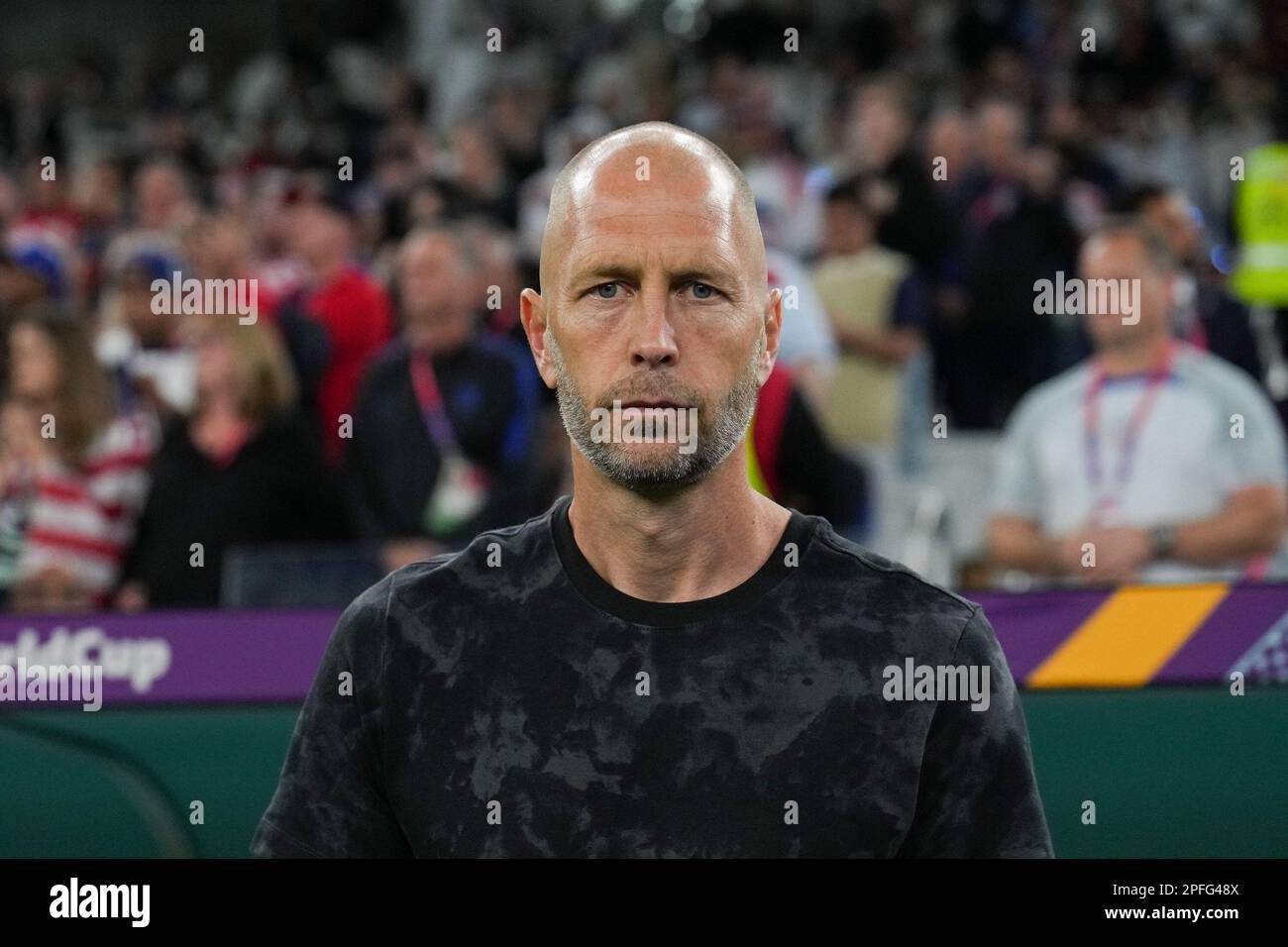 Coach Gregg Berhalter of USA seen during the FIFA World Cup Qatar 2022 ...