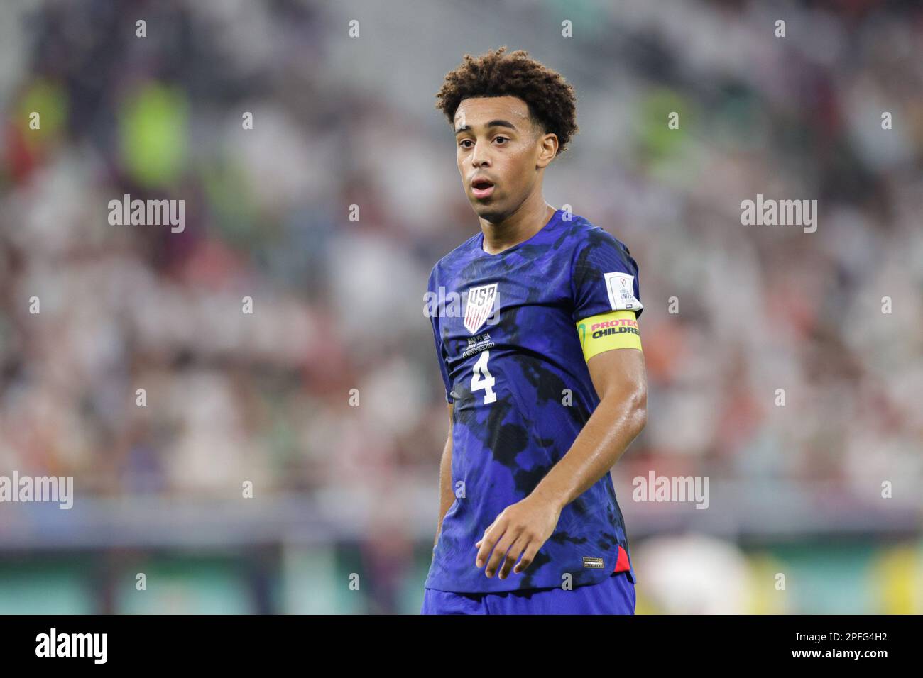 Tyler Adams of USA seen during the FIFA World Cup Qatar 2022 Match ...