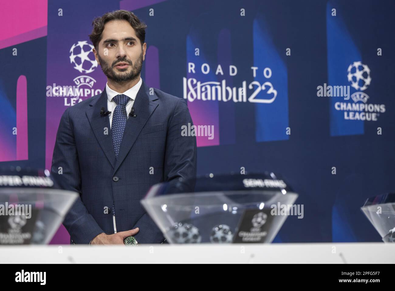 Turkish soccer player and ambassador for the UEFA Champions League ...