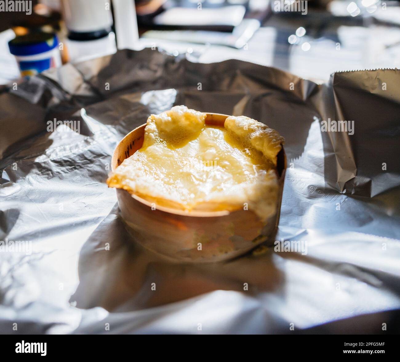 A vibrant display of fresh produce arranged in an inviting manner to ...