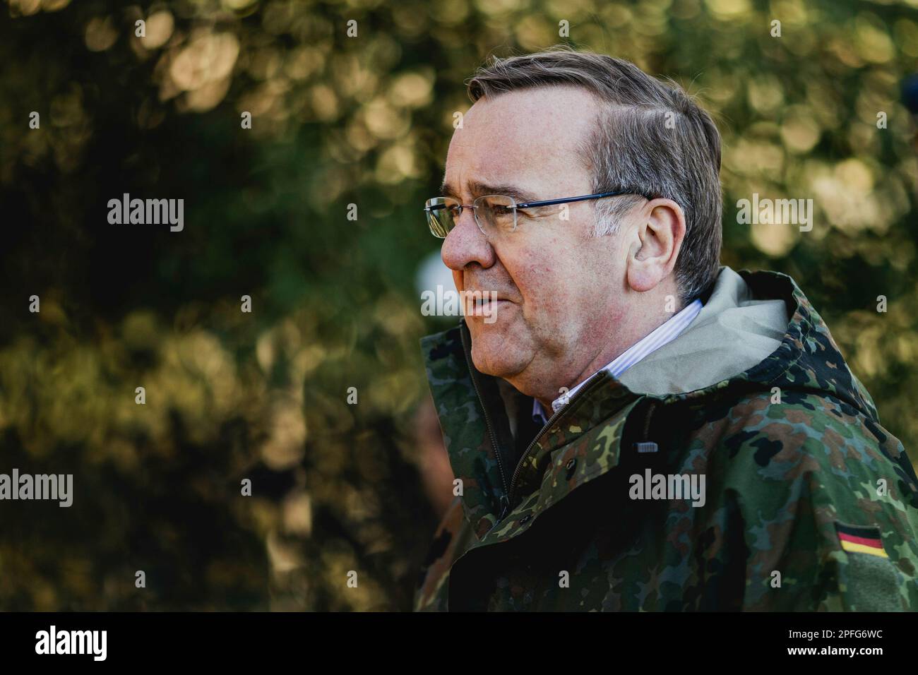 Boris Pistorius (SPD), Federal Minister of Defence, taken during a ...