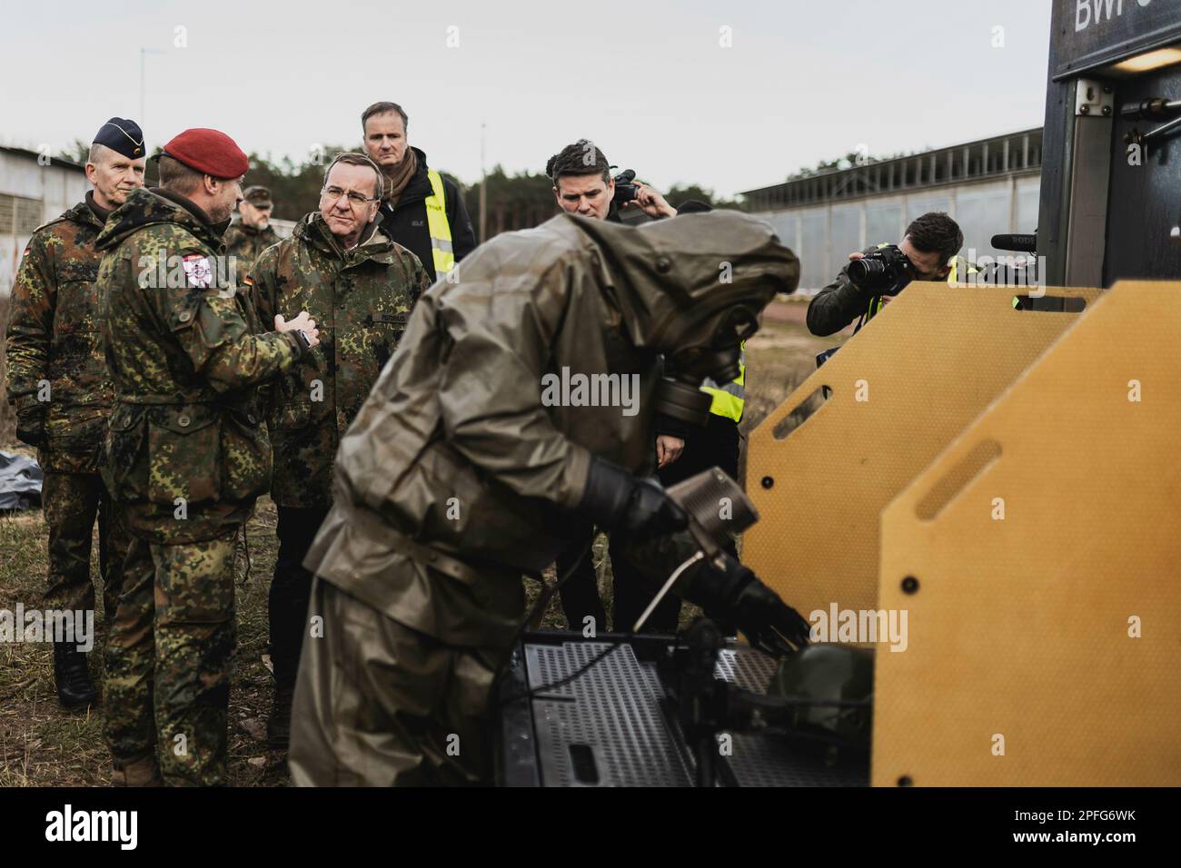 Boris Pistorius (SPD), Federal Minister of Defence, photographed as ...