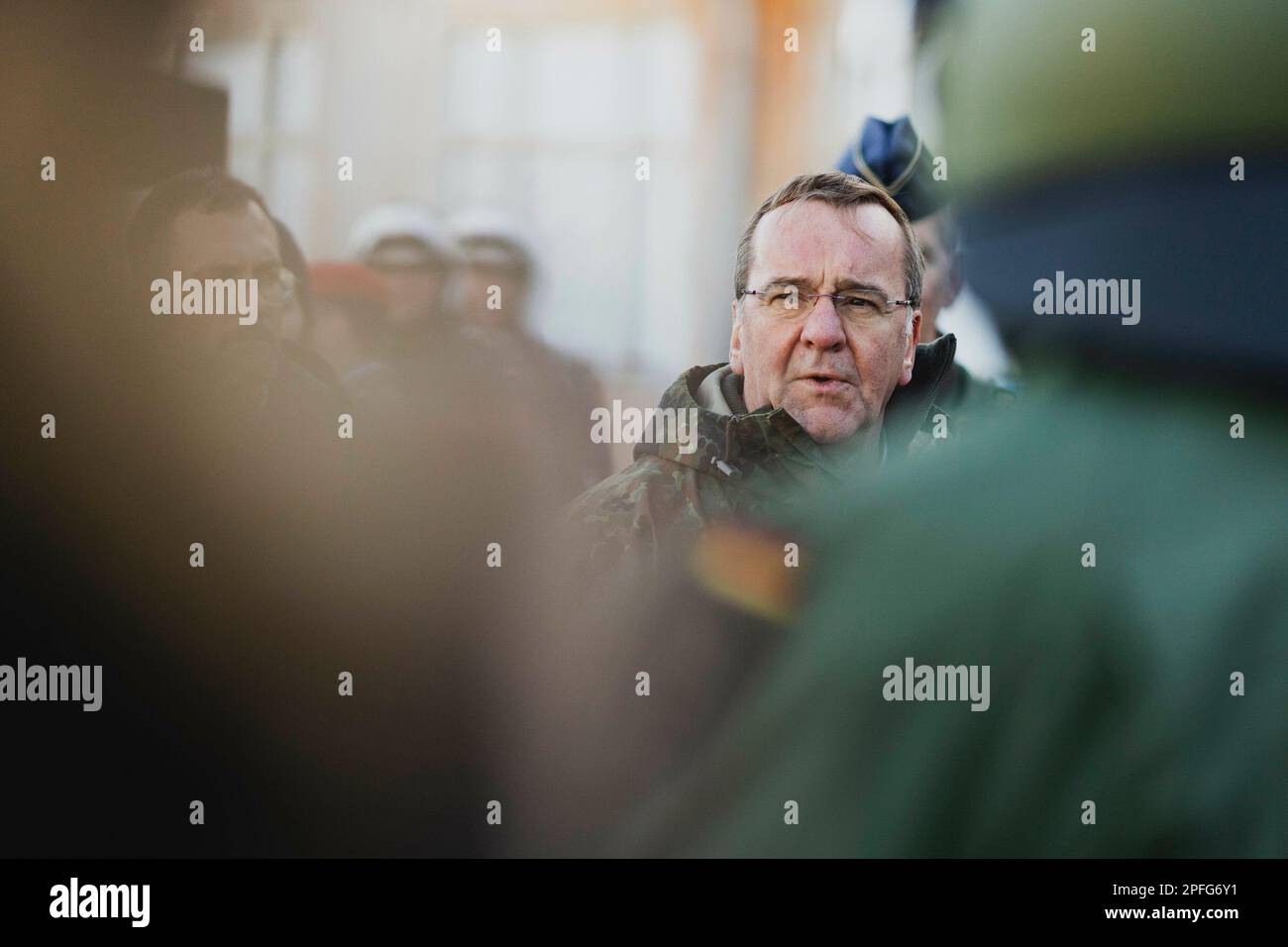 Boris Pistorius (SPD), Federal Minister of Defence, photographed as ...