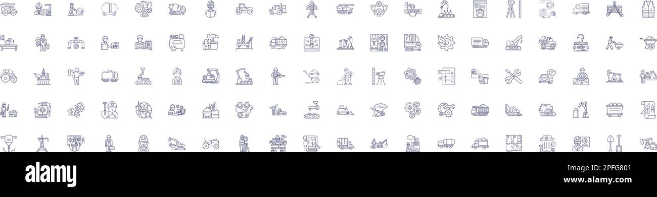 Coal strip mine Stock Vector Images - Alamy