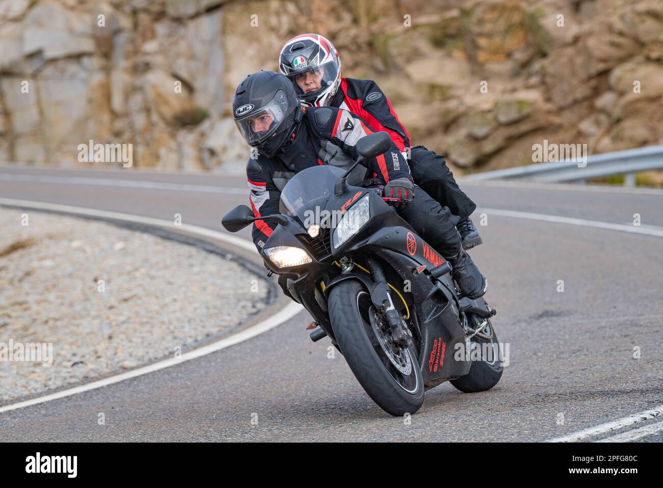 motorist driving on an open road. photography captured during the month ...