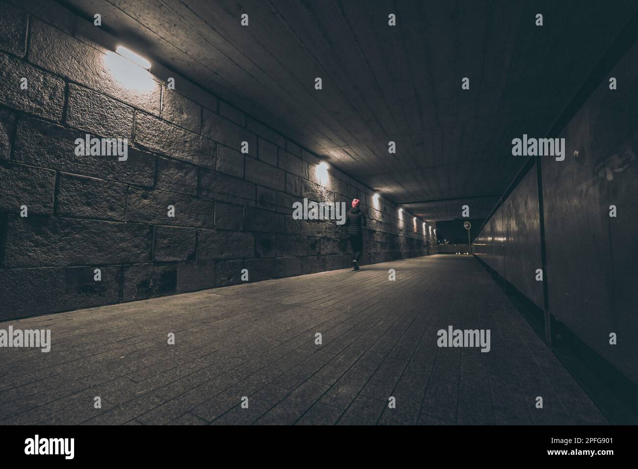 Running through tunnel hi-res stock photography and images - Alamy