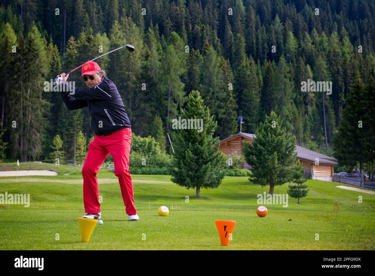 Switzerland, Canton Grisons, Davos, golf club Stock Photo - Alamy