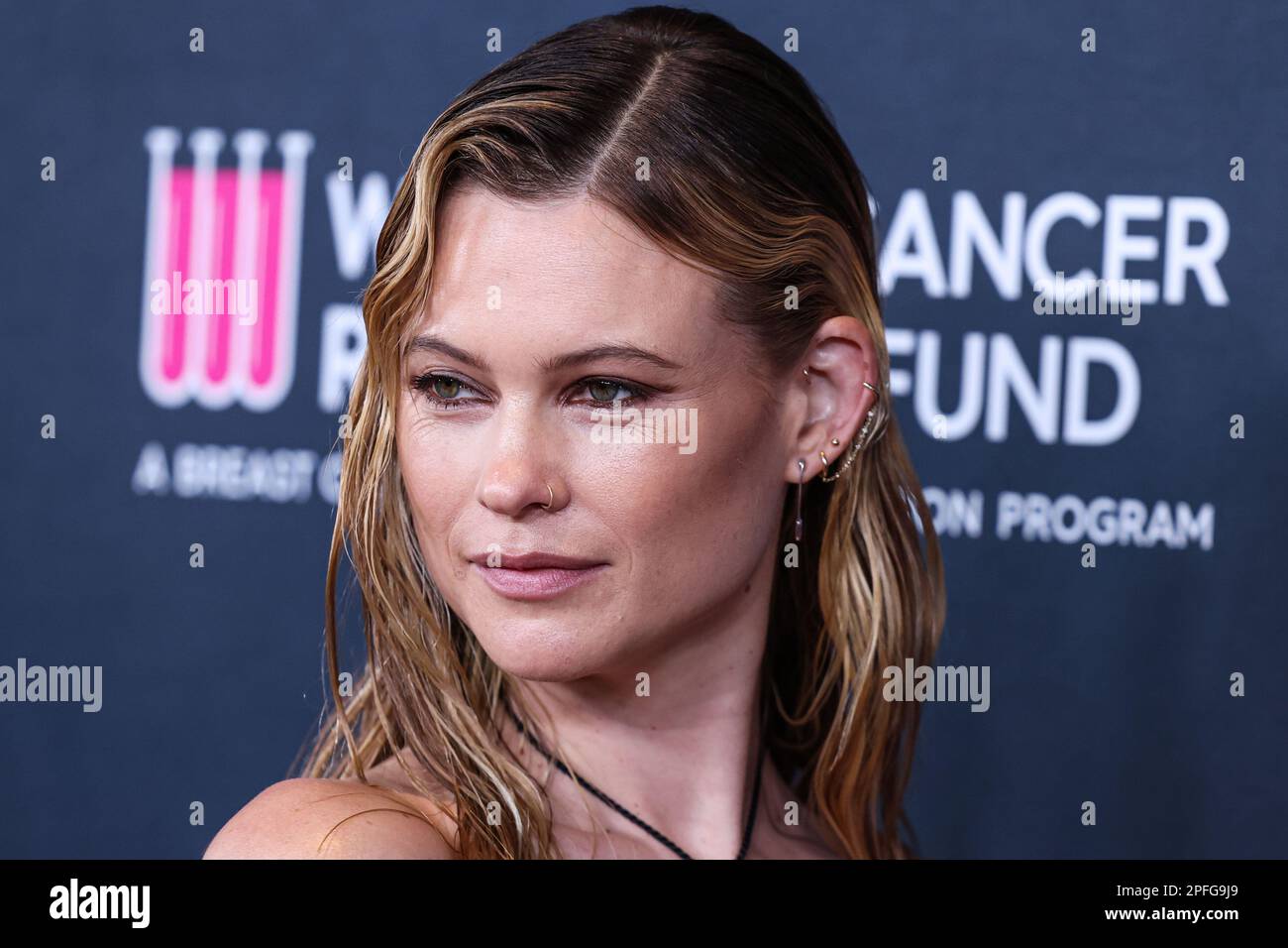 BEVERLY HILLS, LOS ANGELES, CALIFORNIA, USA - MARCH 16: Namibian model ...